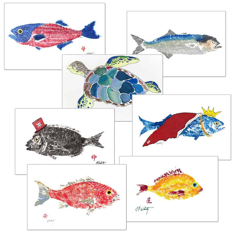 FishAye Mix & Match Set of 8 Placemats – Holiday-Themed